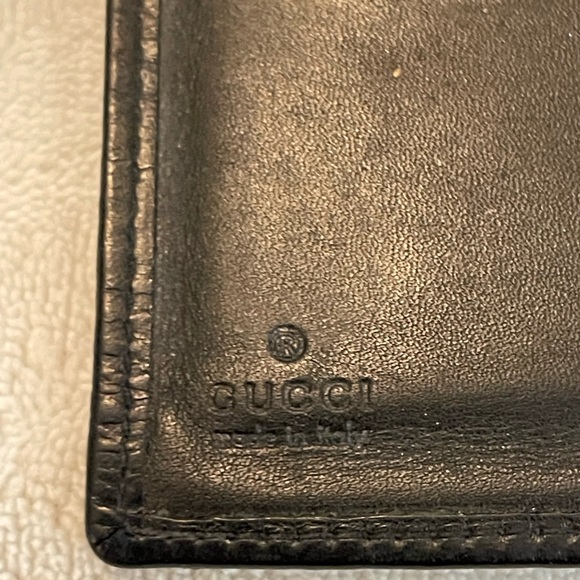 Gucci | Other | Gucci Credit Card Flap Holder Wallet In Canvas Brown ...